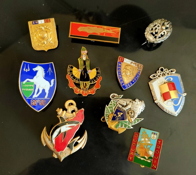 LOT INSIGNES MILITAIRES de collection EUR 70,00 - PicClick FR
