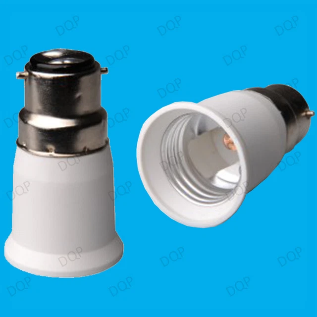 2X BC B22 Baïonnette / Vis Edison Es E27 Ampoule Adaptateur Support EUR 8,34 - PicClick FR