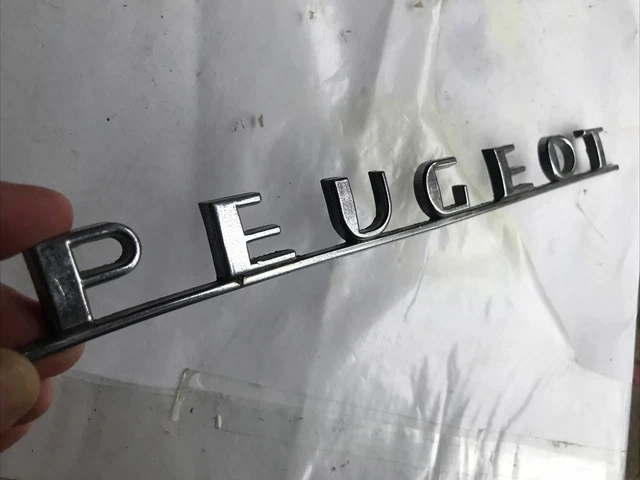 PEUGEOT EMBLÈME MONOGRAMME LOGO SIGLE 30x2,5 Cm EUR 15,00 - PicClick FR