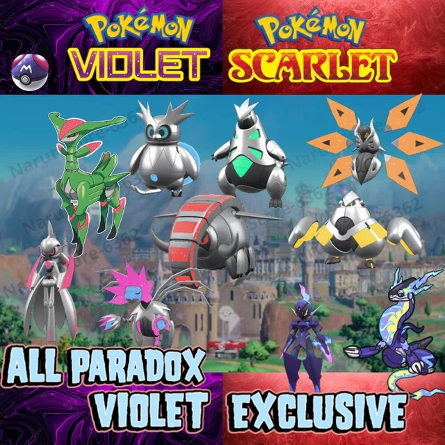 🌟PARADOX SHINY 6IV 🌟 Violet Exclusives🔥Pokemon Scarlet & Violet $8.28 - PicClick CA