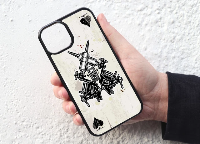 TATTOOIST TATTOO GUN Ace Of Spades Playing Card Phone Case iPhone ...