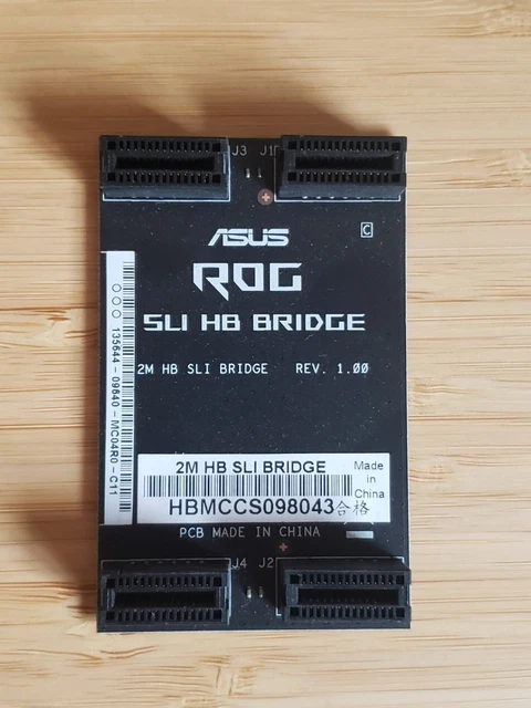 ASUS ROG 2M HB 2-Way SLI Bridge Rev. 1,00 bande passante élevée EUR 2,68 - PicClick FR