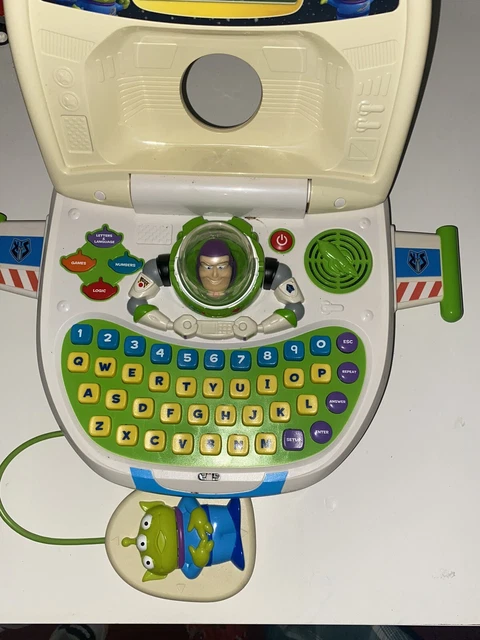V TECH TOY Story 3 Buzz Lightyear Star Command ‘Lap Top’ Phonics ...
