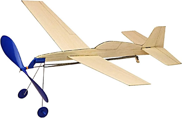 STUDIO MID BALSAPLANE laser lazer rubber powered model plane kit BP-03 ...
