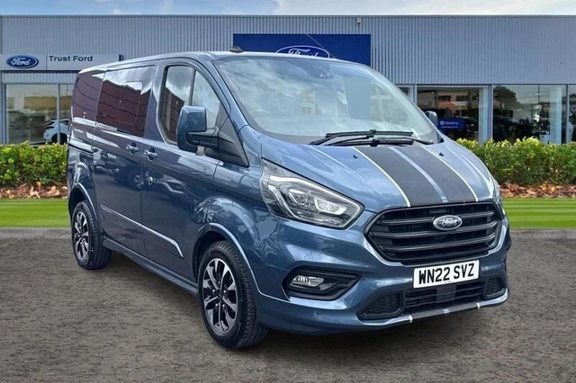 FORD TRANSIT CUSTOM 320 Sport L1 SWB Double Cab In Van FWD 2.0 EcoBlue ...