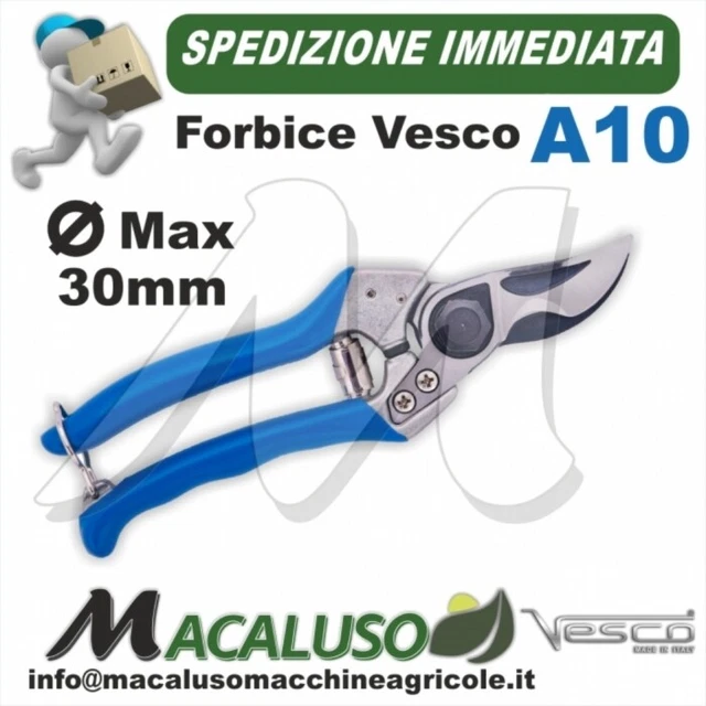 FORBICE A10 VESCO polivalente vigna vigneto potatura frutteto forbici EUR 34,24 - PicClick IT
