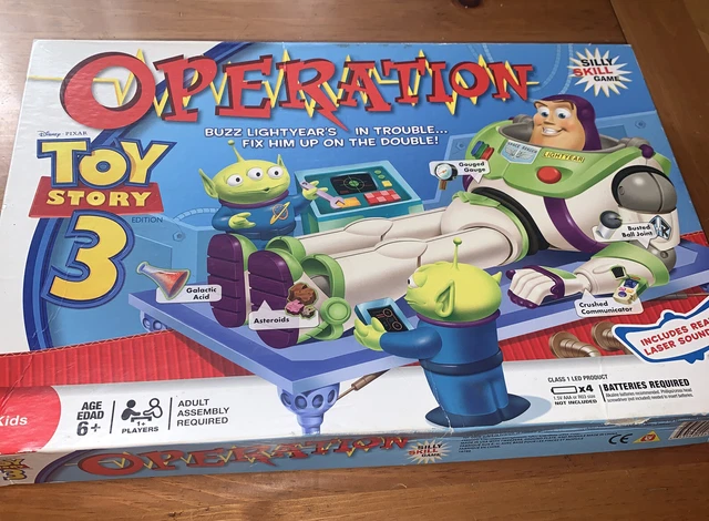 HASBRO OPERATION TOY Story 3 Buzz Lightyear Game Complete W ...