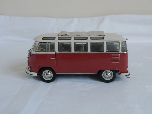 FRANKLIN MINT SCALE 1-24 1962 VW Microbus Diecast Model £45.00 ...