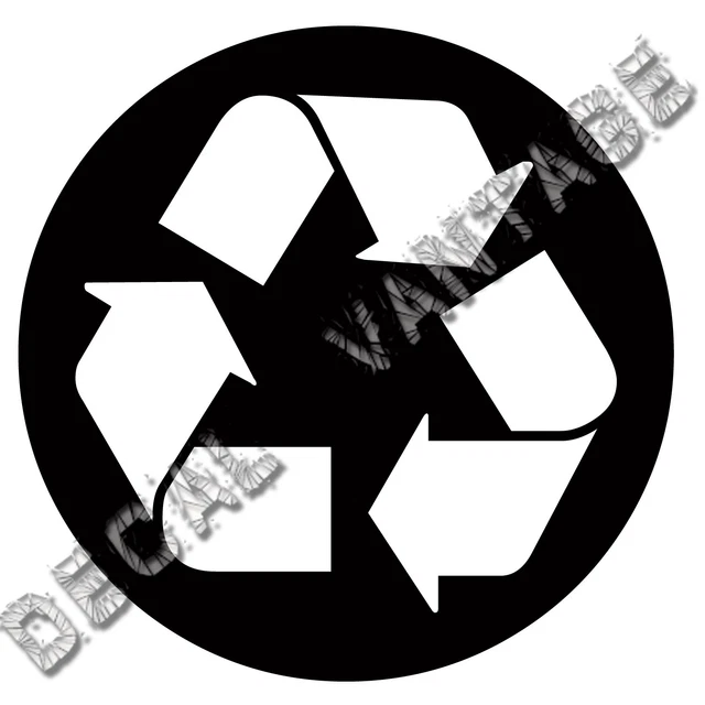 RECYCLE CIRCLE LOGO Vinyl Sticker Decal - Choose Size & Color £8.42 ...