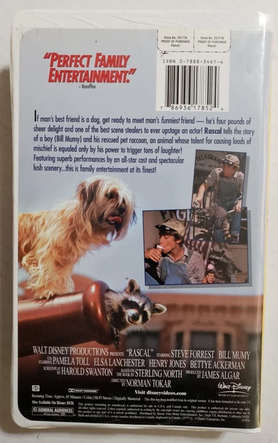RASCAL VHS 2002 (Clamshell) £7.14 - PicClick UK