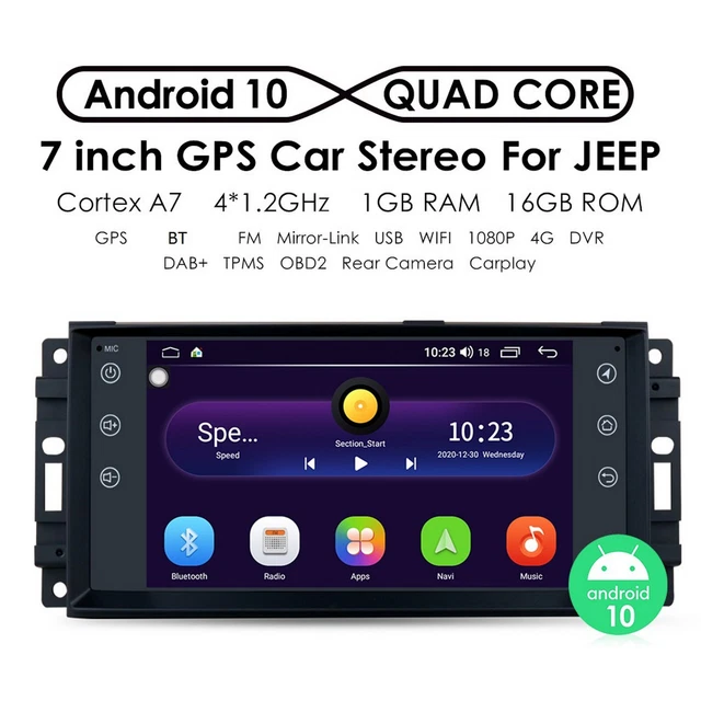 7 INCH CAR GPS Navigator Support Carplay/Android Auto System Mirror ...
