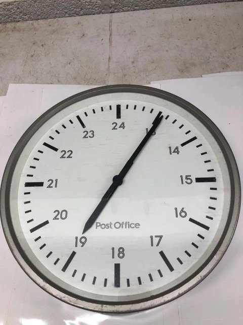 VINTAGE GPO GENERAL Post Office Electric Impulse Slave Clock 12" Dial ...