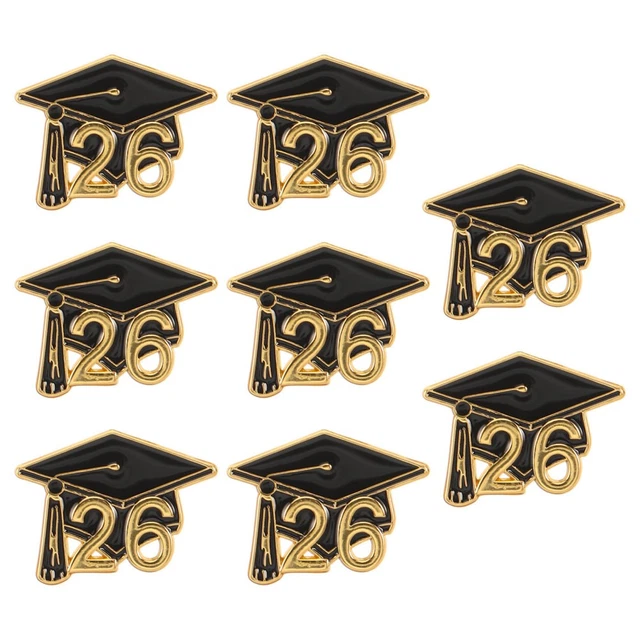 8PCS GRADUATION CAP Lapel Pins - 2026 Graduation Party Favors for ...