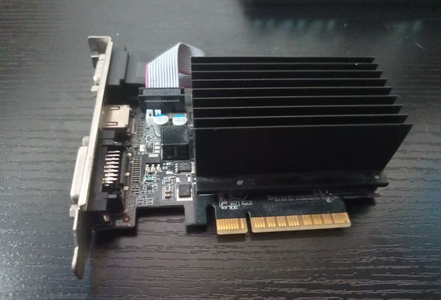 PALIT NVIDIA GEFORCE GT 710 DDR3 Graphics Card (NEAT7100HD462080H) £19. ...