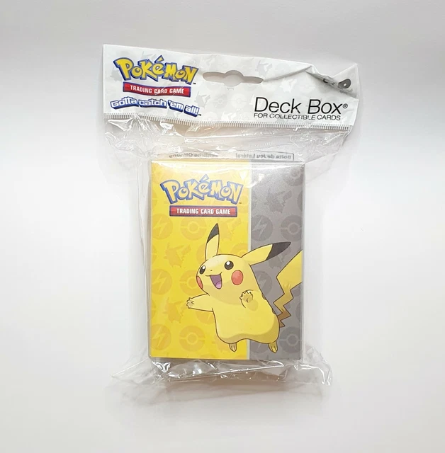 NEUF DECK BOX Pokémon PIKACHU Boite de rangement Ultrapro Trading Card ...
