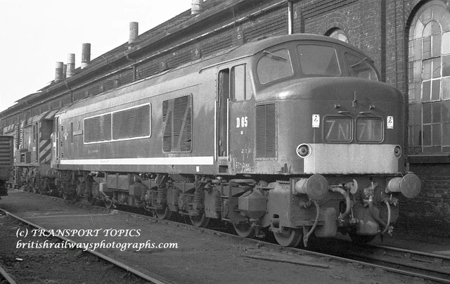 DIESEL RAILWAY PHOTO CLASS 45 PEAK No D65 GRENADIER GUARDSMAN DERBY ...
