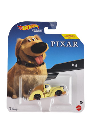 2022 HOT WHEELS Disney Pixar Character Cars UP - DUG Dog Car Yellow ...