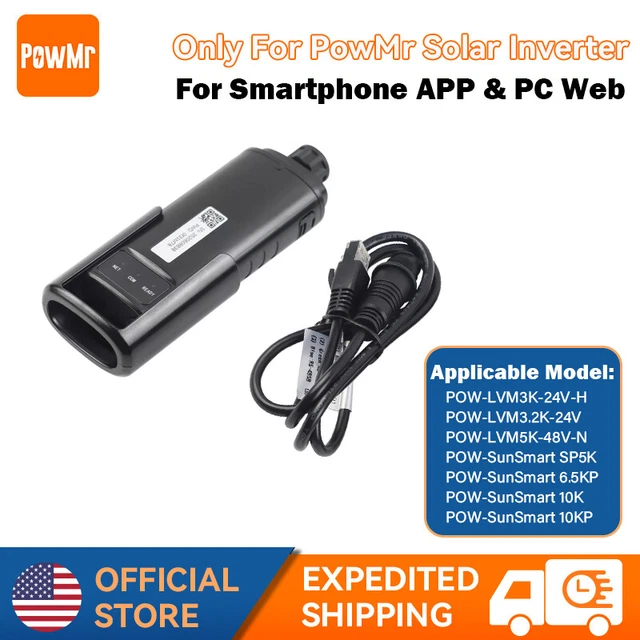 WIFI MODULE REMOTE Monitor for PowMr SOLAR Hybrid Inverters Android ...