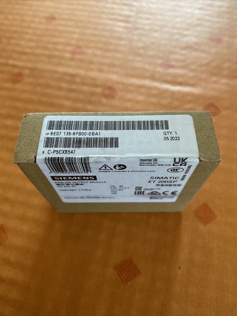 Siemens Simatic Et 200sp Analog Output Module 6es7135 6fb00 0ba1 Eur