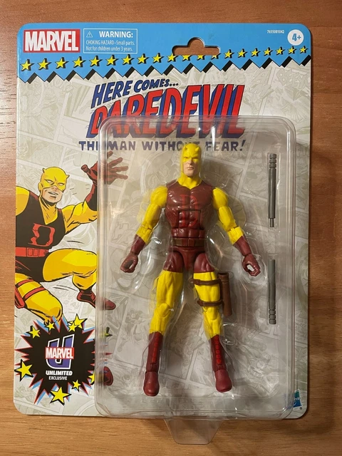 MARVEL UNLIMITED EXCLUSIVE - Marvel Legends Yellow Daredevil Action ...