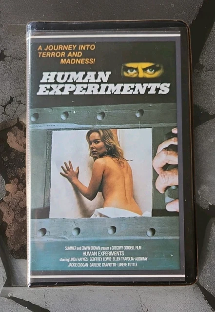 HUMAN EXPERIMENTS - Rare Pre-Cert Dpp Listed VHS Ex Rental - Clamshell Case £57.92 - PicClick UK