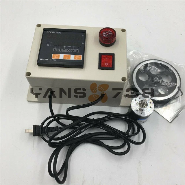 METER ELECTRONIC ENCODER Wheel Roll Measure Length Record 100ppr Rotary ...