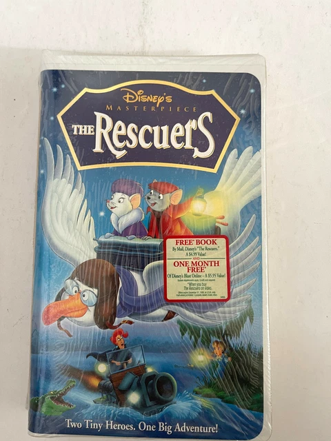 VINTAGE SEALED VHS! Disney's The Rescuers VHS Masterpiece Collection ...