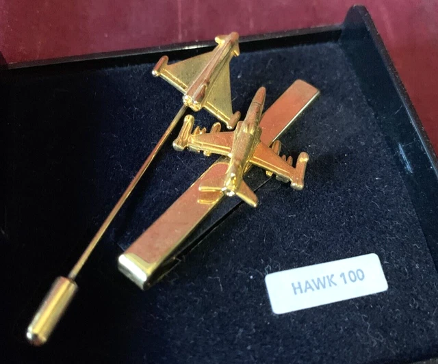 RAF HAWK TIE Bar & Tornado Fast Jet Lapel Gold Tone £6.00 - PicClick UK