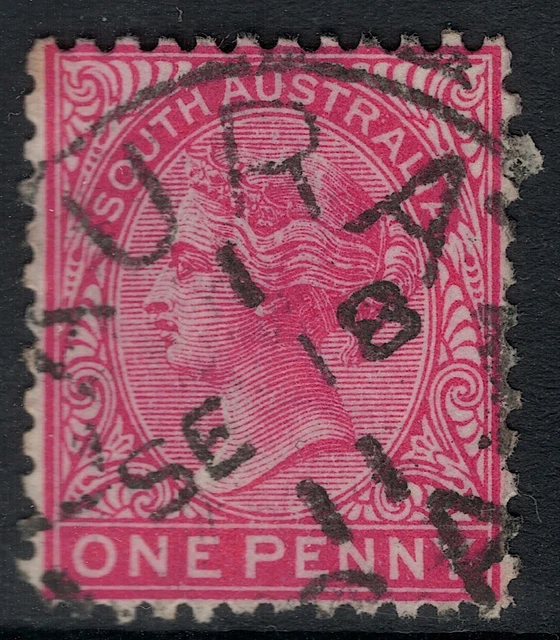 AUSTRALIA 1D PENNY red SA STATE **LAURA** *SOUTH AUSTRALIA POSTMARK* $5 ...