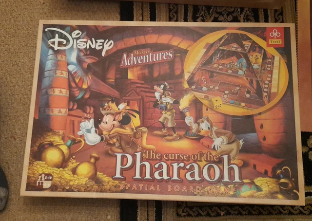 DISNEY MICKEY'S ADVENTURES Curse of the Pharaoh Spatial Board Game 3D ...