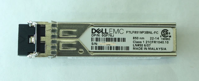 DELL SFP 2GB Multi-Mode Fibre 850nm FTLF8519P3BNL-FC Optical ...