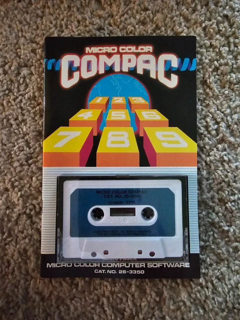 RADIO SHACK TRS-80 Micro Color Compac For Micro Color Computer 26-3350 ...