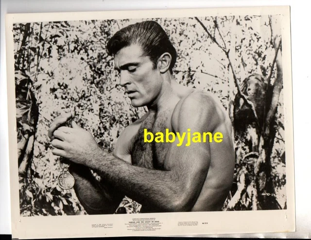 MIKE HENRY ORIGINAL 8X10 Photo Hairy Chest 1966 Tarzan And The Valley ...