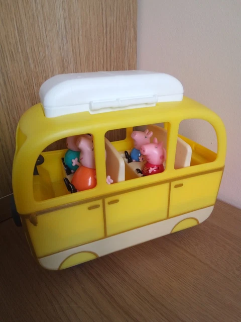 PEPPA PIG BEACH Camper Van Vehicle With Figures £3.84 - PicClick UK