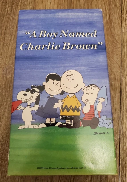 PEANUTS - A Boy Named Charlie Brown (VHS, 1984, CBS FOX Video) Vintage ...