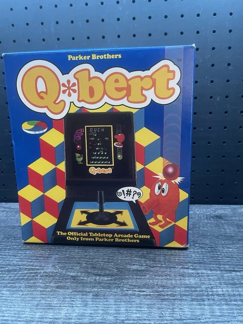 VINTAGE Q-BERT QBERT 1983 Tabletop Mini Arcade Game Parker Brothers ...
