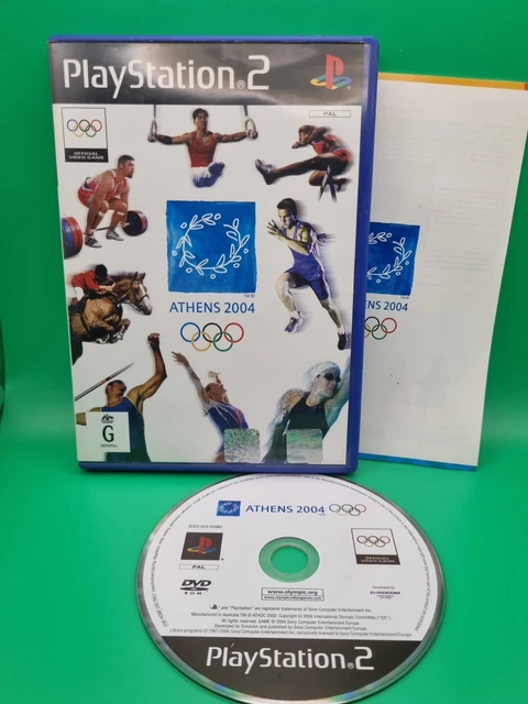 ATHENS 2004 OLYMPICS PS2 Sony PlayStation Game PAL - Complete W Manual ...
