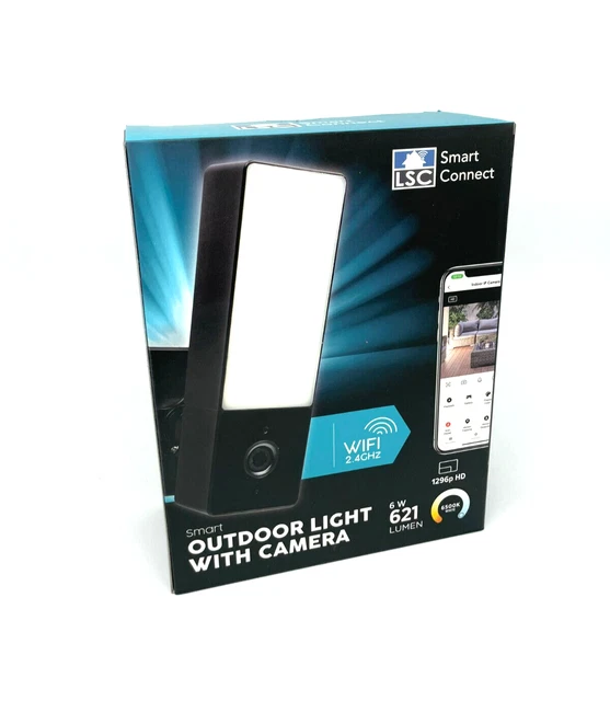 LSC SMART CONNECT - Luce da esterno con telecamera IP WLAN HD ...