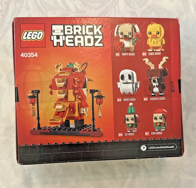 LEGO BRICKHEADZ 40354 Dragon Dance Guy 80 EUR 20,00 - PicClick IT