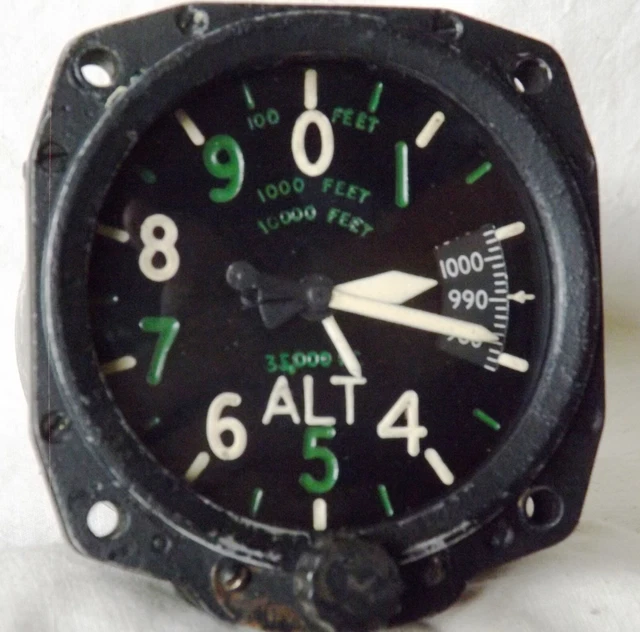 RAF AIRCRAFT ALTIMETER Mk14 6A/1273 Reading to 35000 Feet £105.00 ...