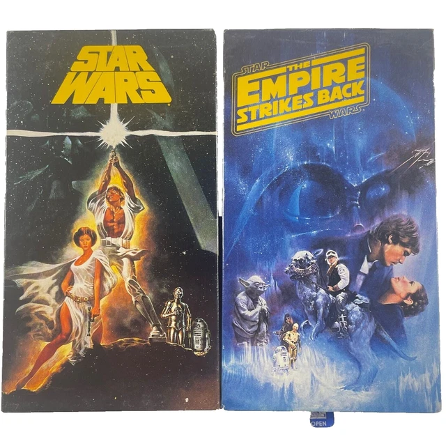 STAR WARS & THE EMPIRE STRIKES BACK on VHS £8.96 - PicClick UK
