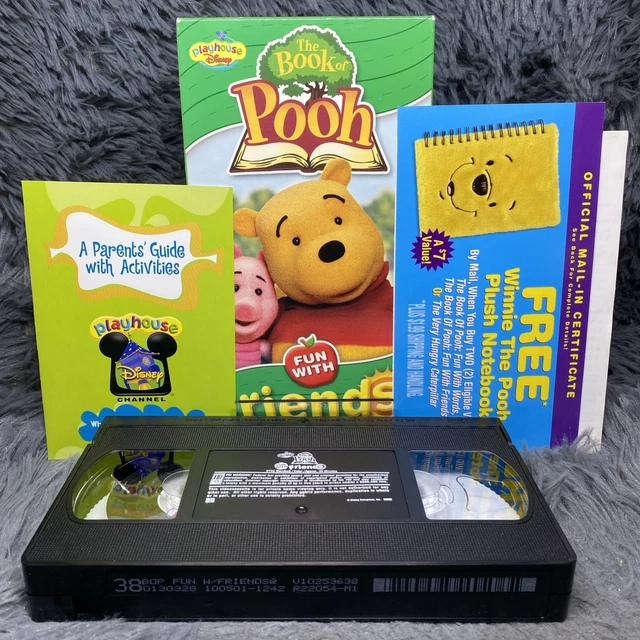 BOOK OF POOH: Fun With Friends VHS Tape 2001 Playhouse Disney Cartoon ...