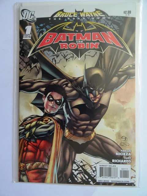 BATMAN AND ROBIN: Bruce Wayne - The Road Home NM DC Comics 2011 one ...