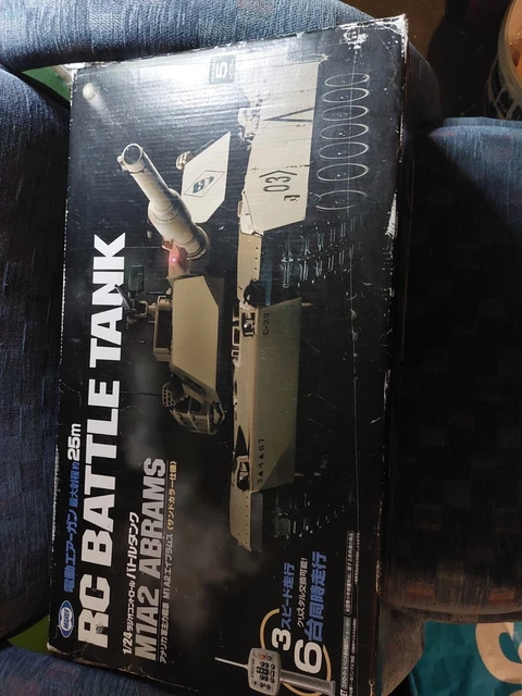 MARUI RC BATTLE tank m1A2 ABRAMS 1/24 scale £20.00 - PicClick UK