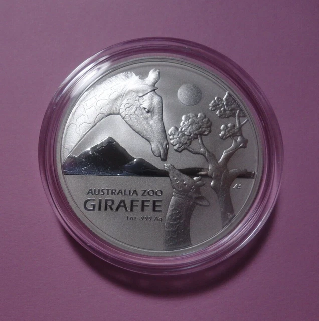 2024 GIRAFFE, AUSTRALIA Zoo - RAM Issue 1oz Brilliant Uncirculated ...