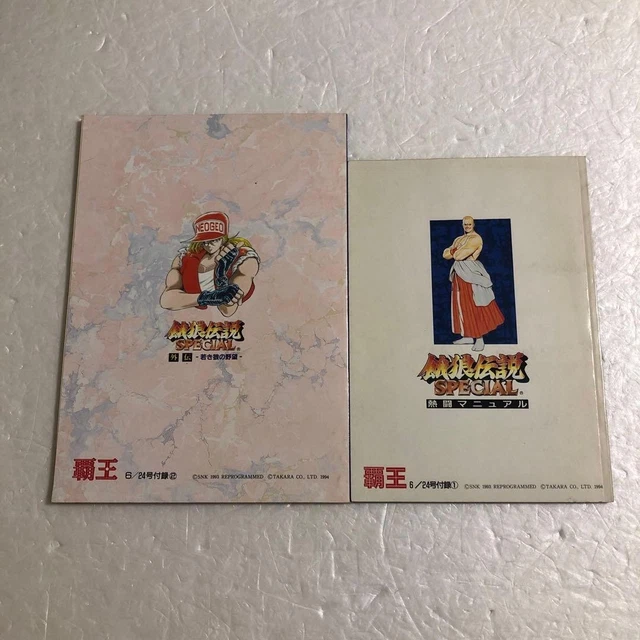 KING APPENDIX GAROU Densetsu Gaid Young Wolf AmbitiBattle Manual dB EUR ...