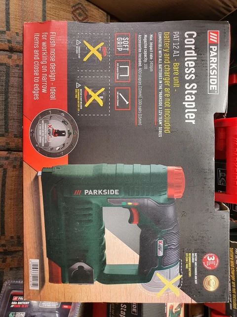 PARKSIDE CORDLESS STAPLER 12V PAT 12 A1 without Battery & Charger EUR ...