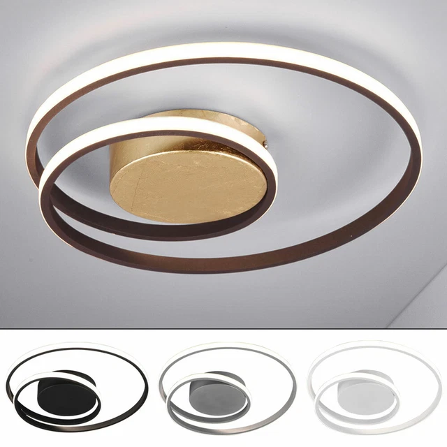 LED PLAFOND LAMPE Anneau Interrupteur Variateur Rouille Noir Ess ... LED PLAFOND LAMPE Anneau Interrupteur Variateur Rouille Noir Ess ...