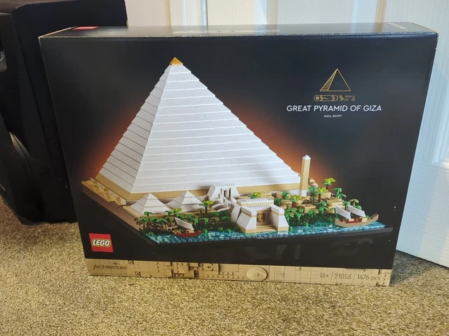 LEGO 21058 ARCHITECTURE Great Pyramid Of Gzai 1476 pcs 18 + NEW Lego ...