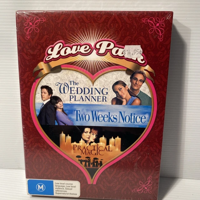LOVE PACK DVD Set The Wedding Planner / Two Weeks Notice / Practical ...